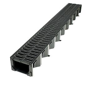 Hexaline Lijngoot Roostergoot Kunstof Zwart 13cm breed | Kippersluis ...